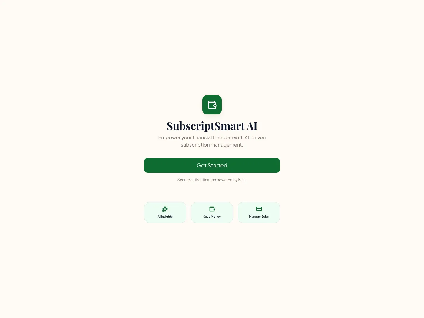 SubscriptSmart AI