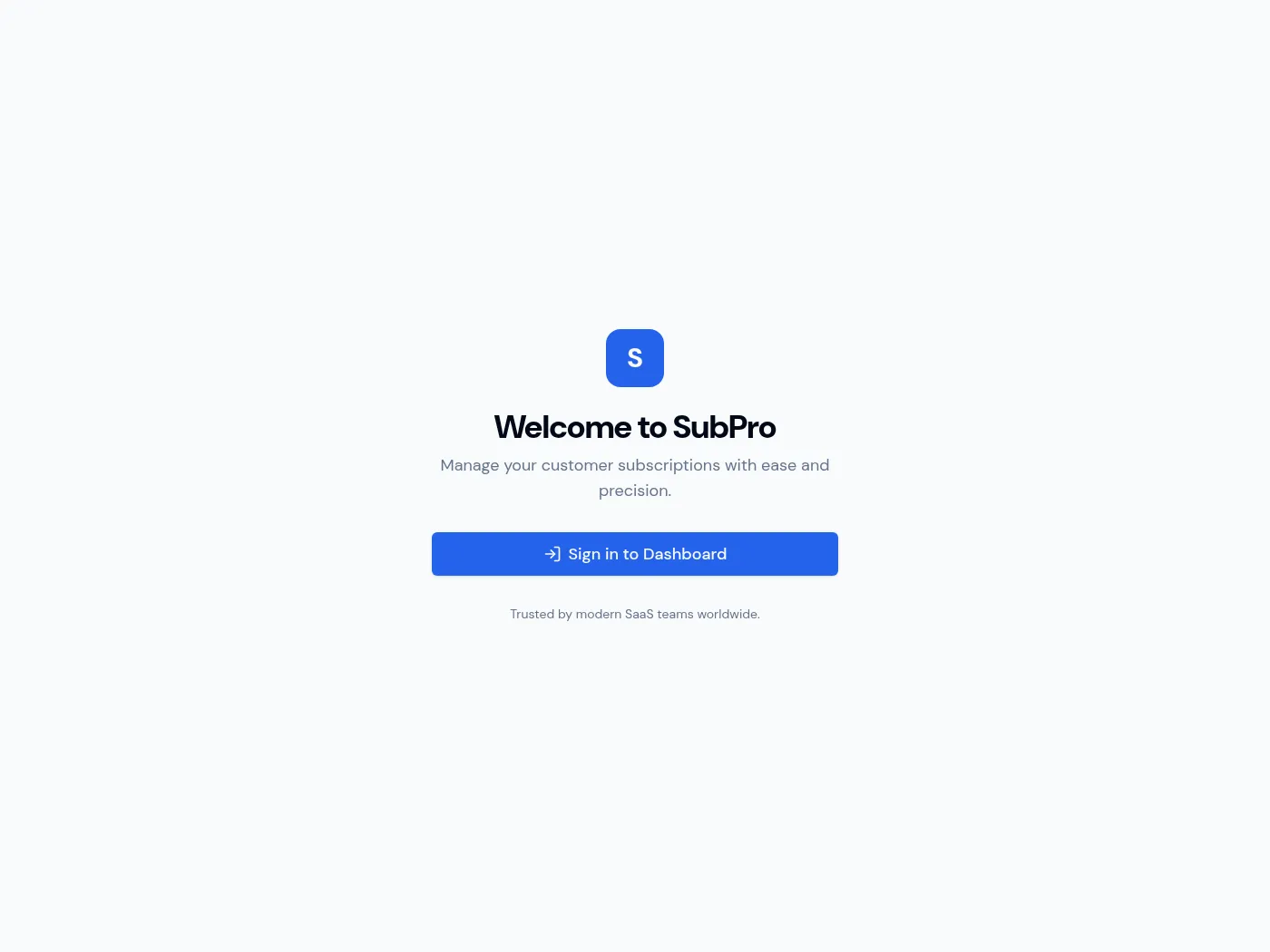 Subscription Dashboard Pro
