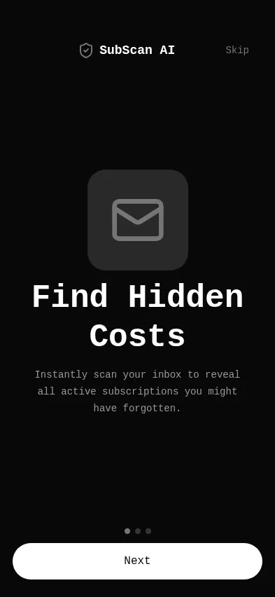SubScan AI