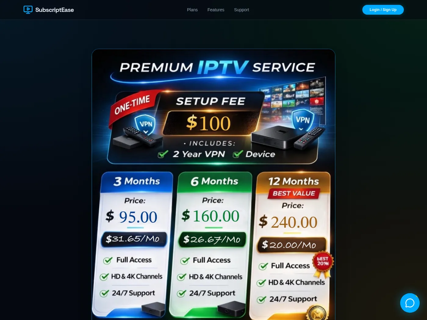 SubscriptEase Landing Page