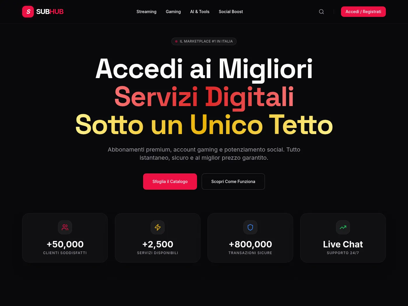 SubHub Marketplace