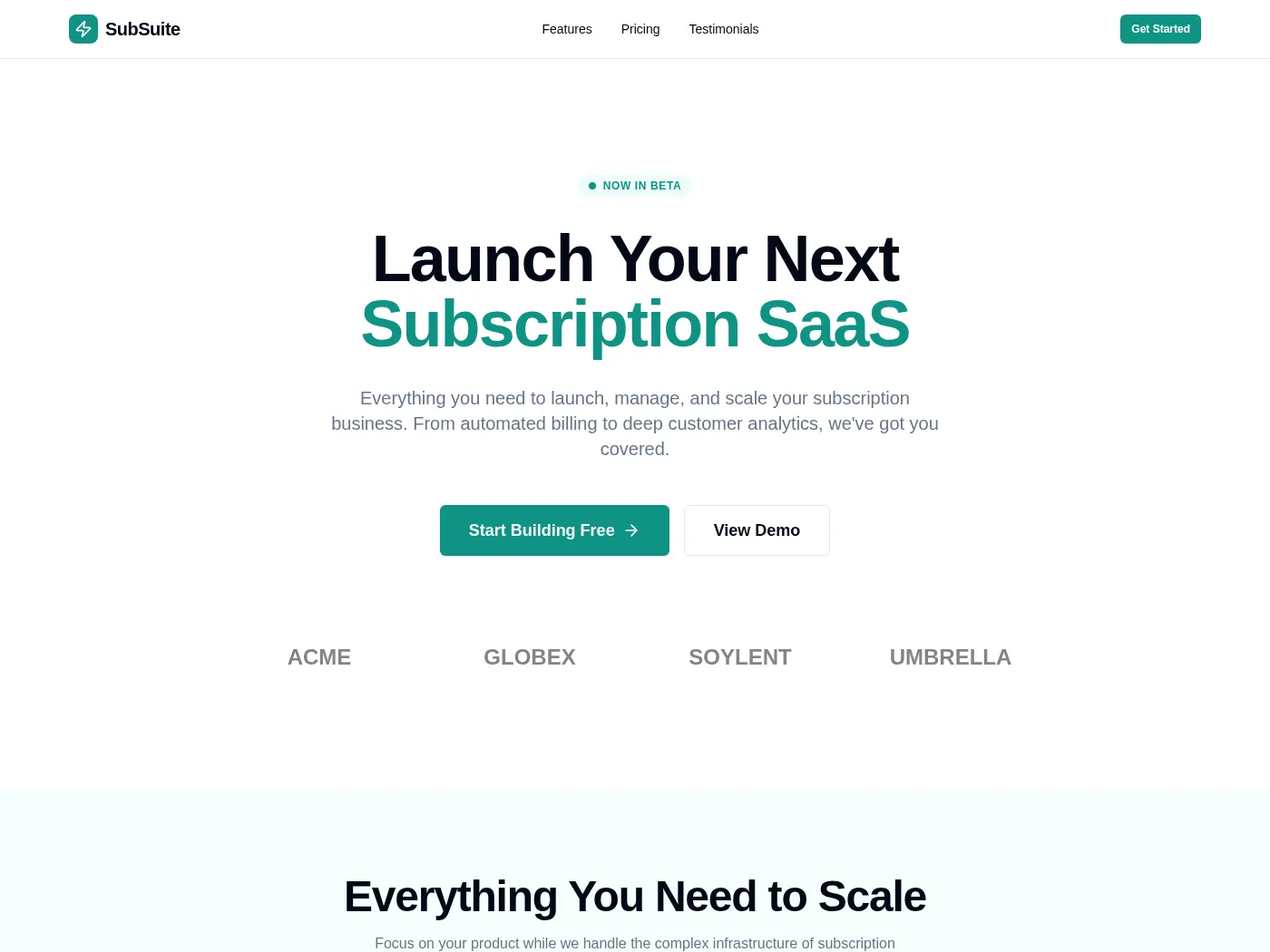 Subscription Success Suite
