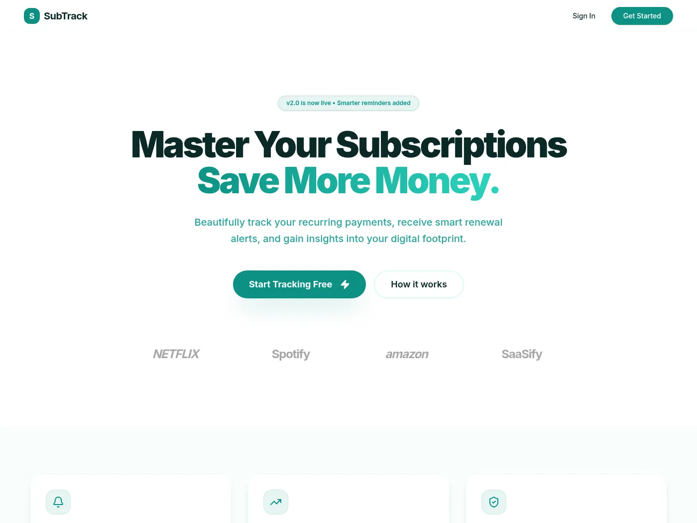 SubTrack Premium