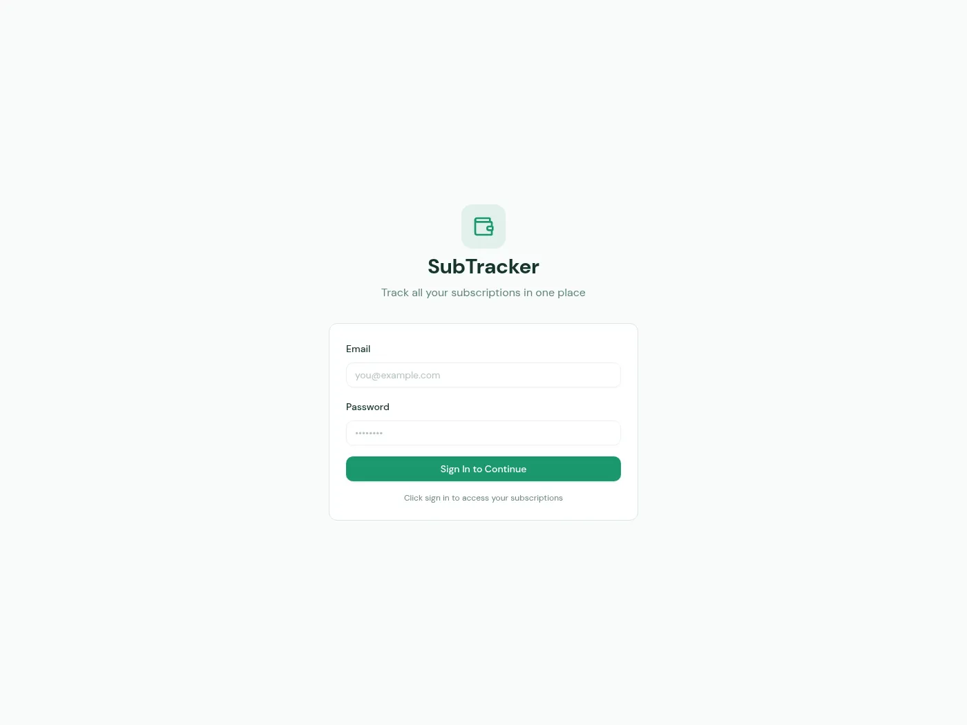 SubTracker