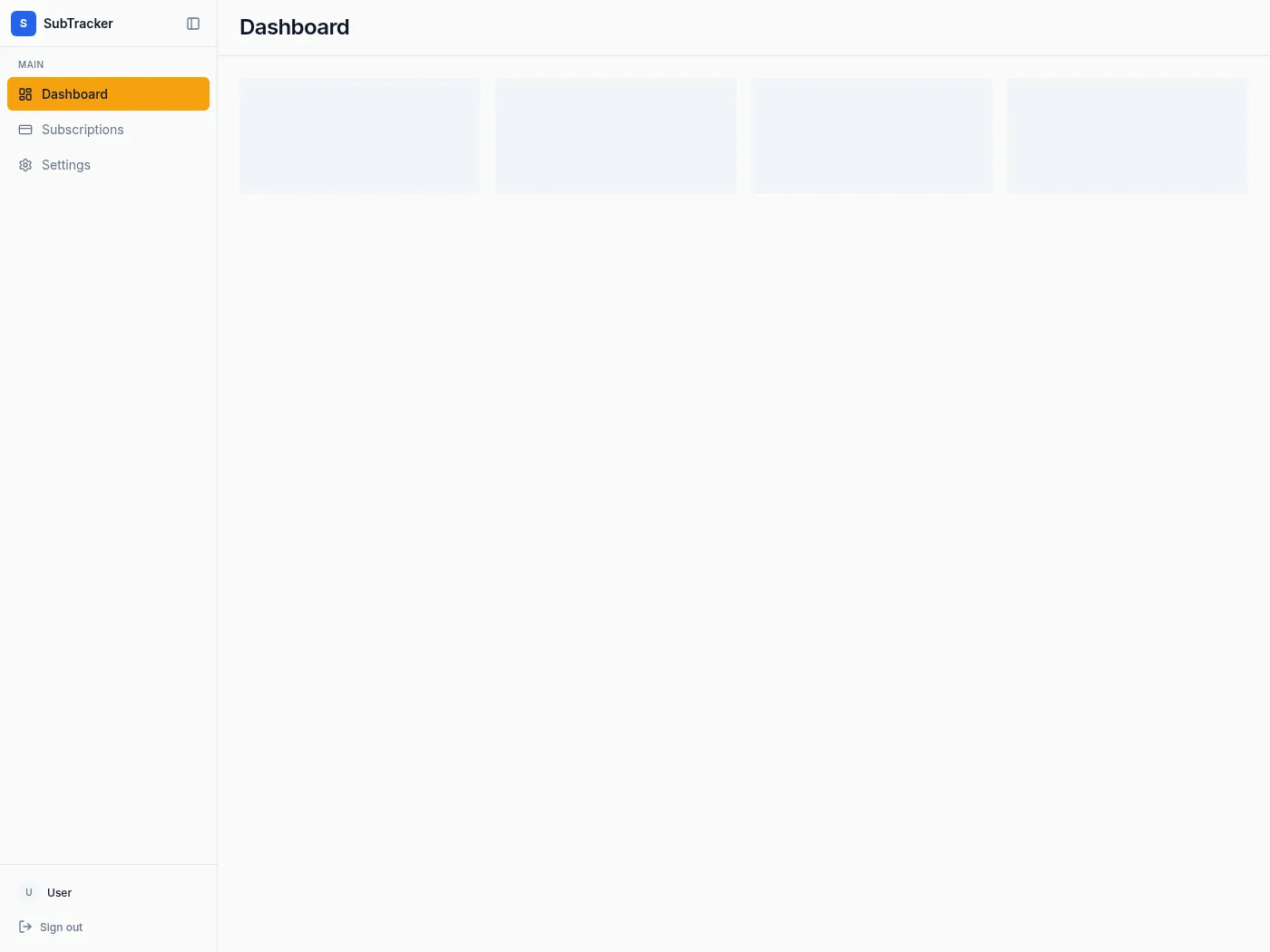 Subscription Tracker Helper