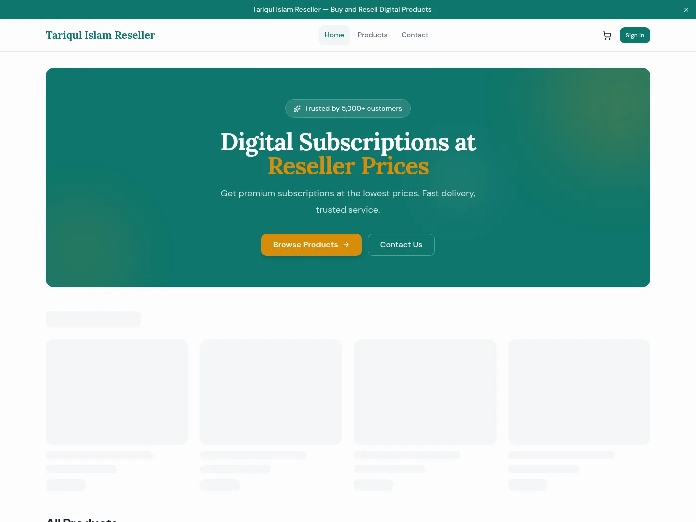 Tariqul reseller
