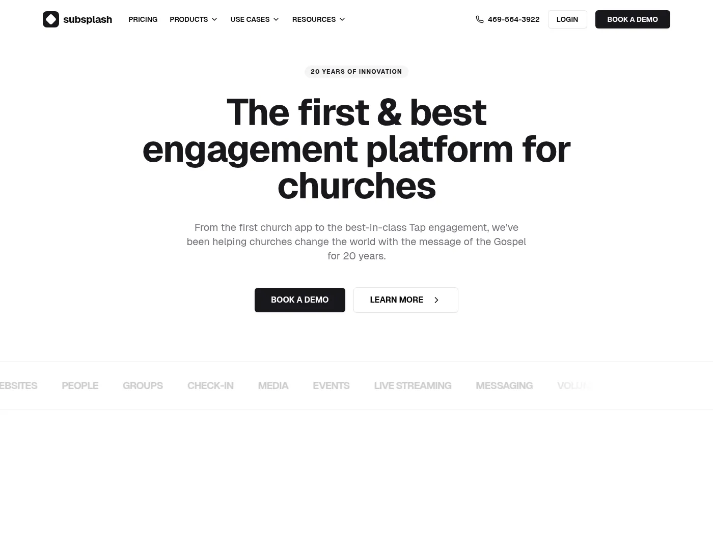 Subsplash Web Clone