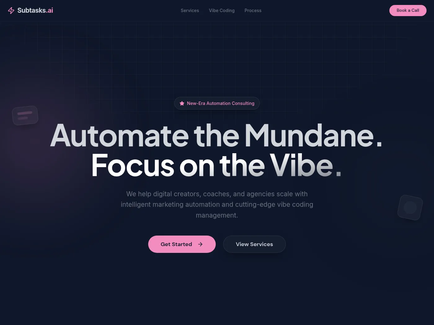 Subtasks.ai Agency Site