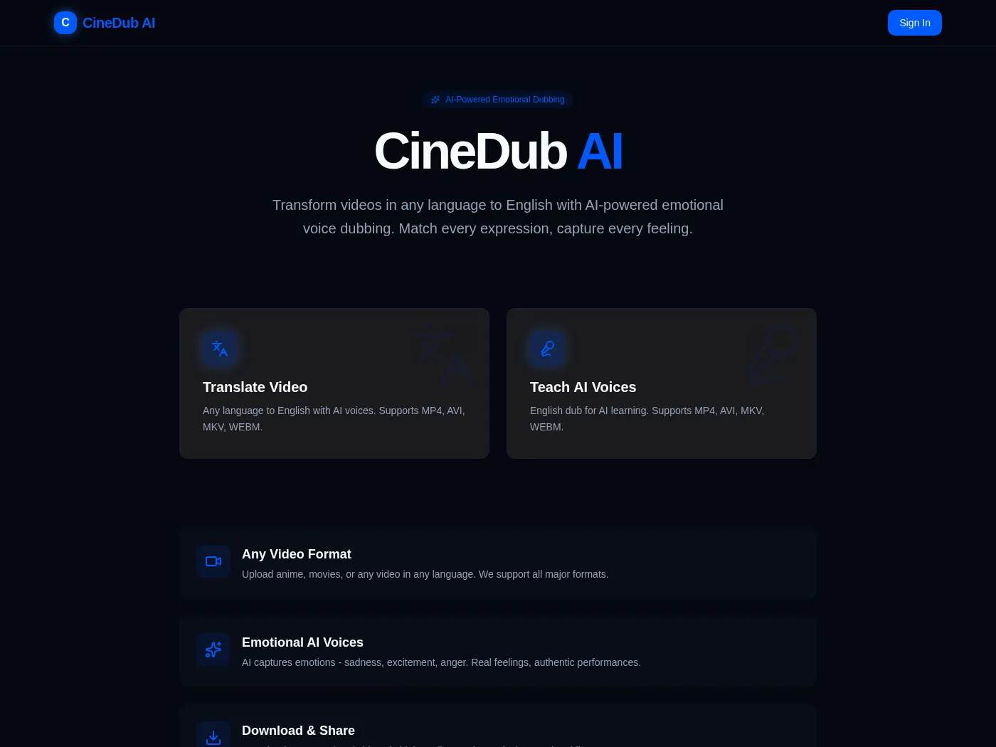 Cinedub