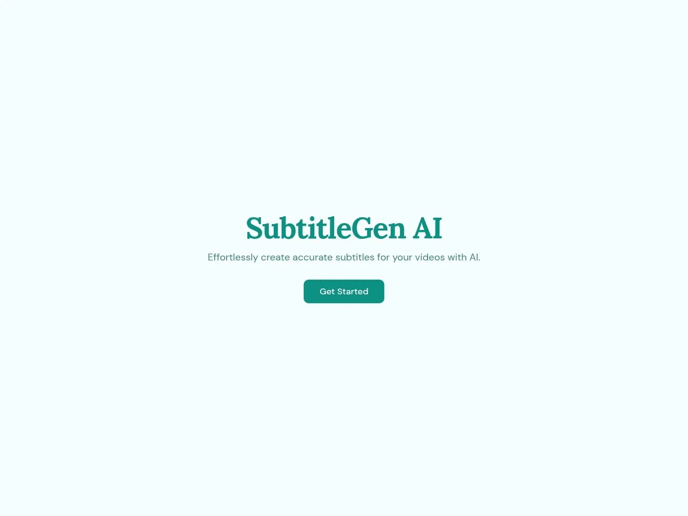 Subtitle Generator