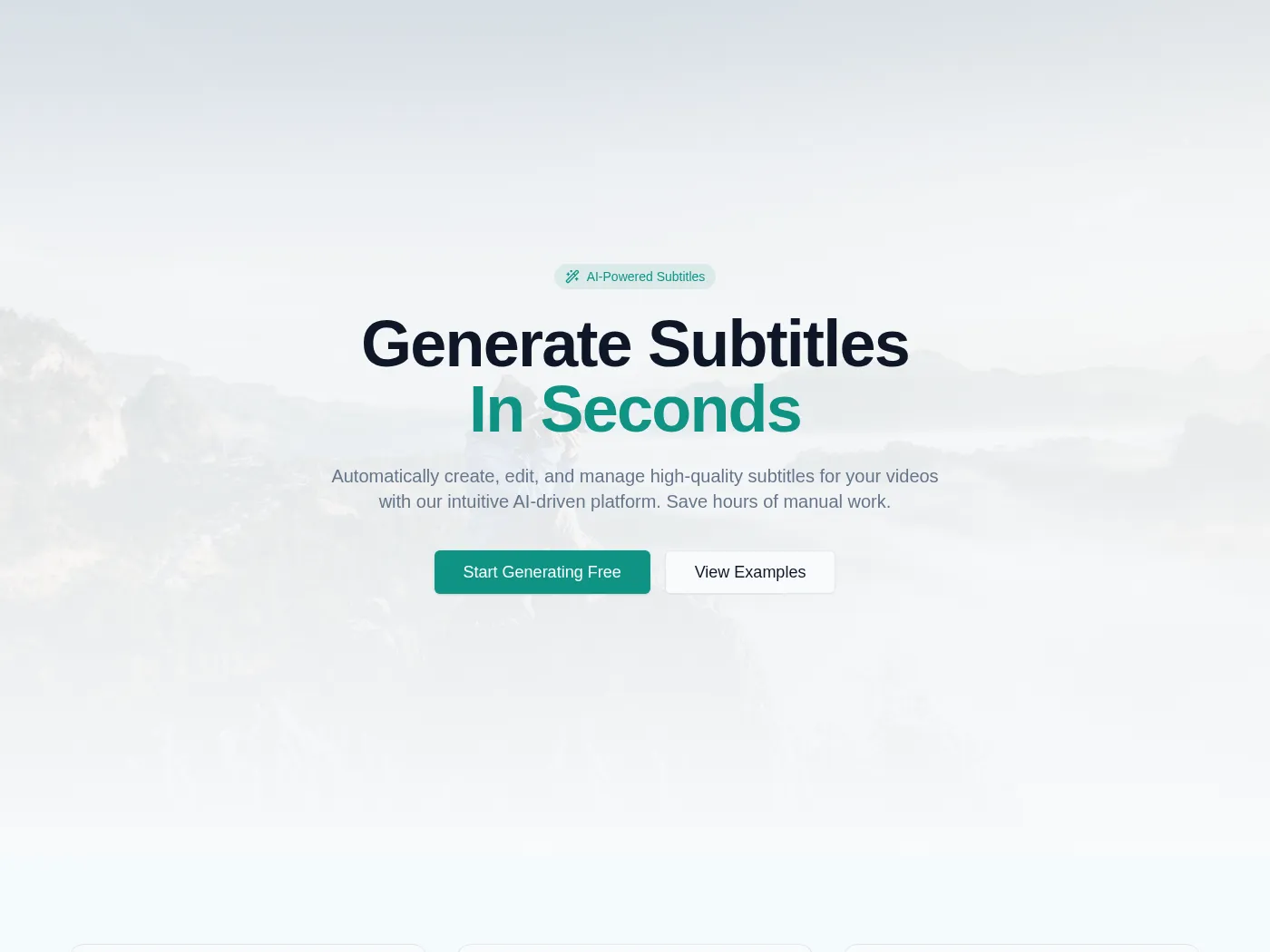 Subtitle Generator