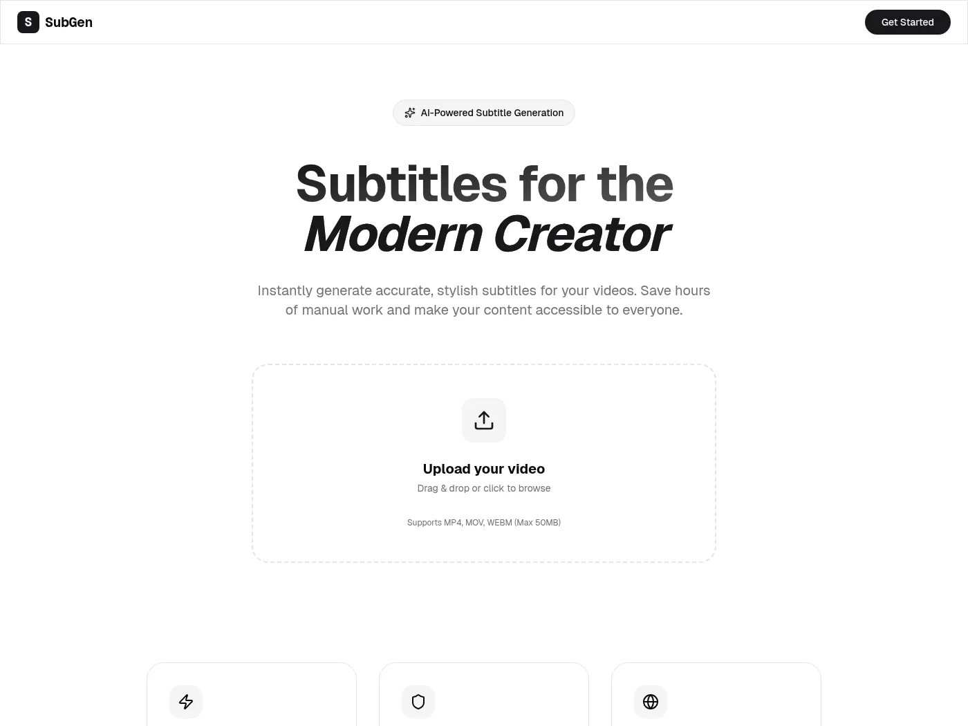Subtitle Generator