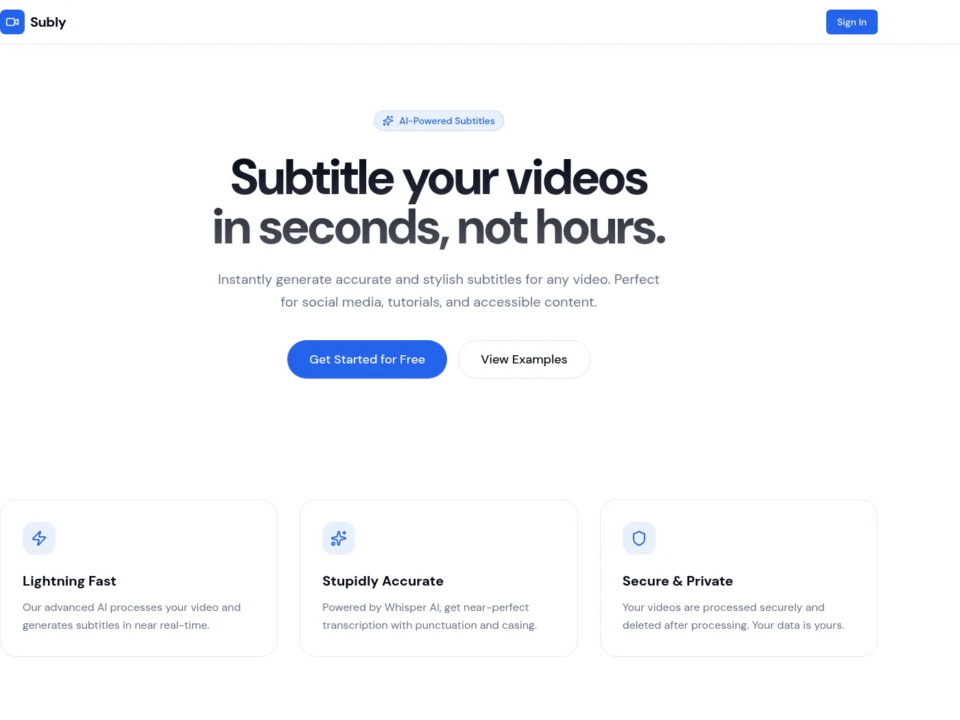 Subtitle Maker