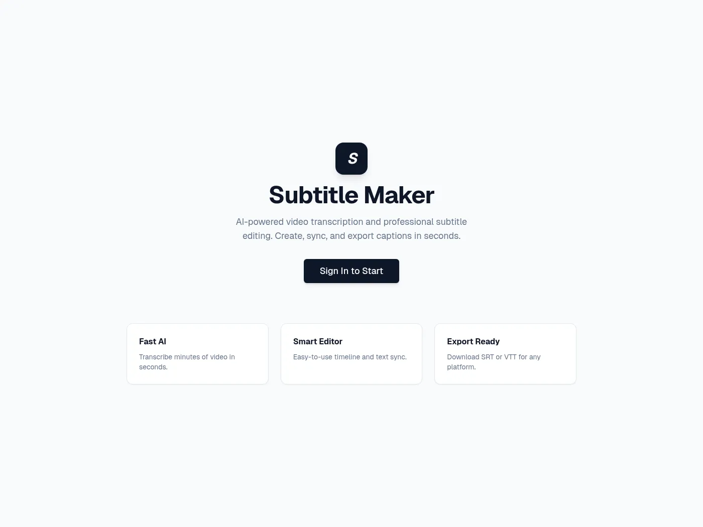 Subtitle Maker