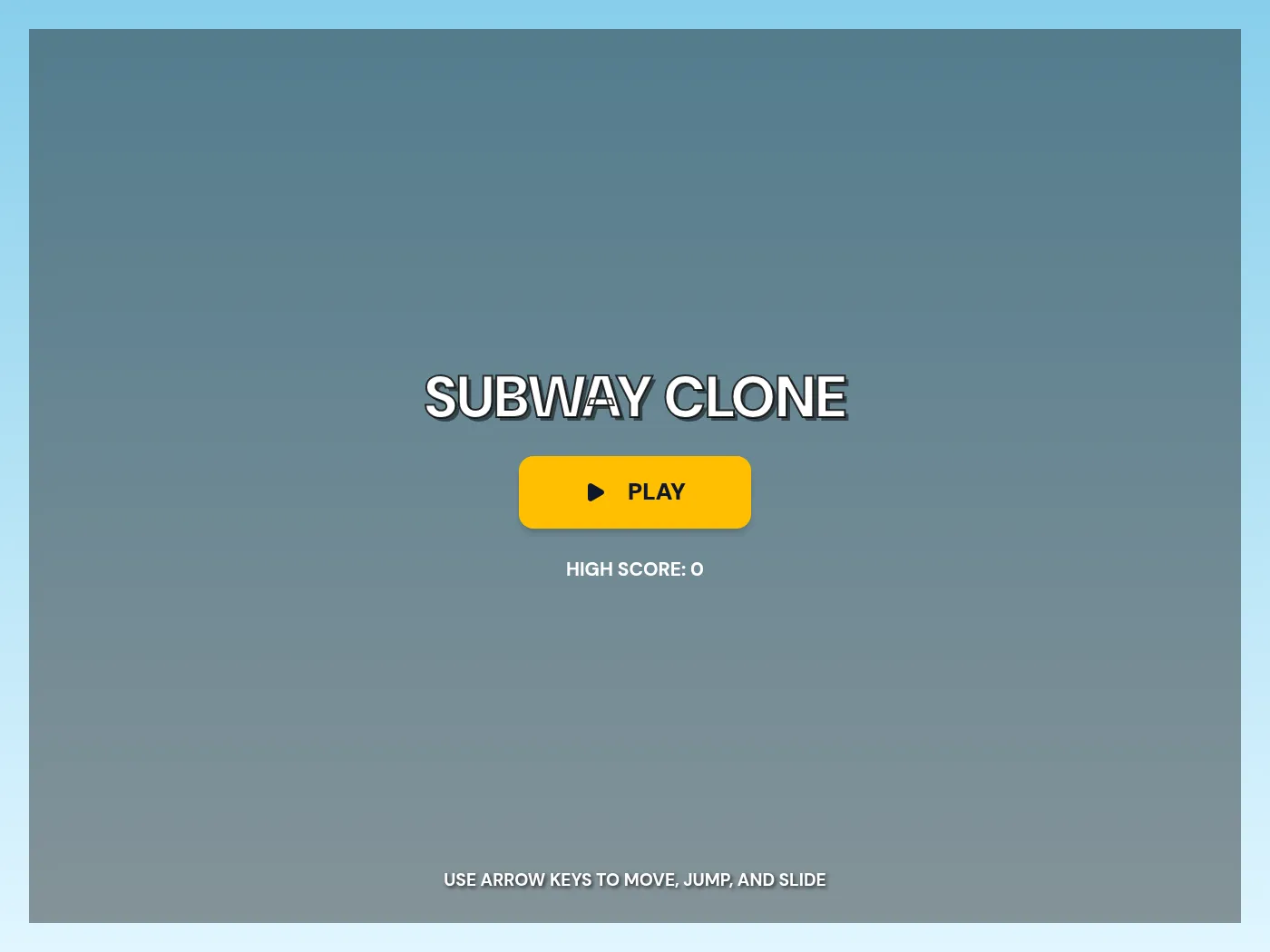 Subway Surfer Clone
