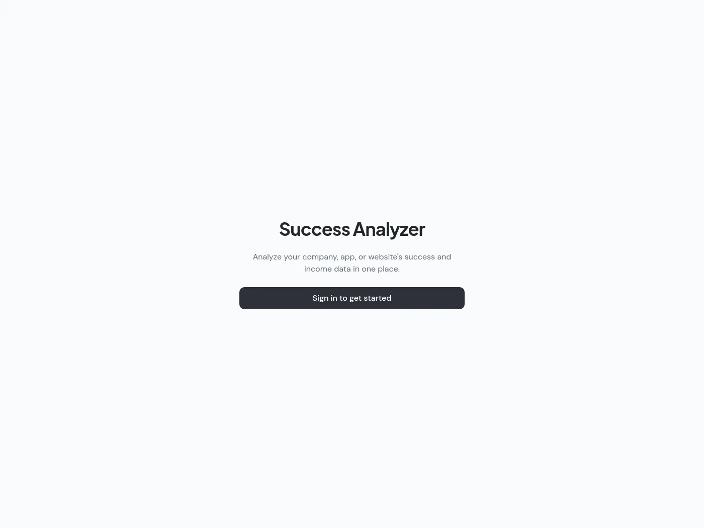 Success Analyzer
