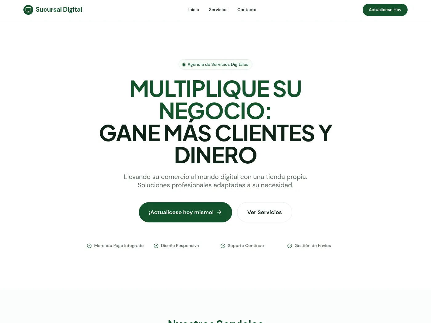 Sucursal Digital Landing