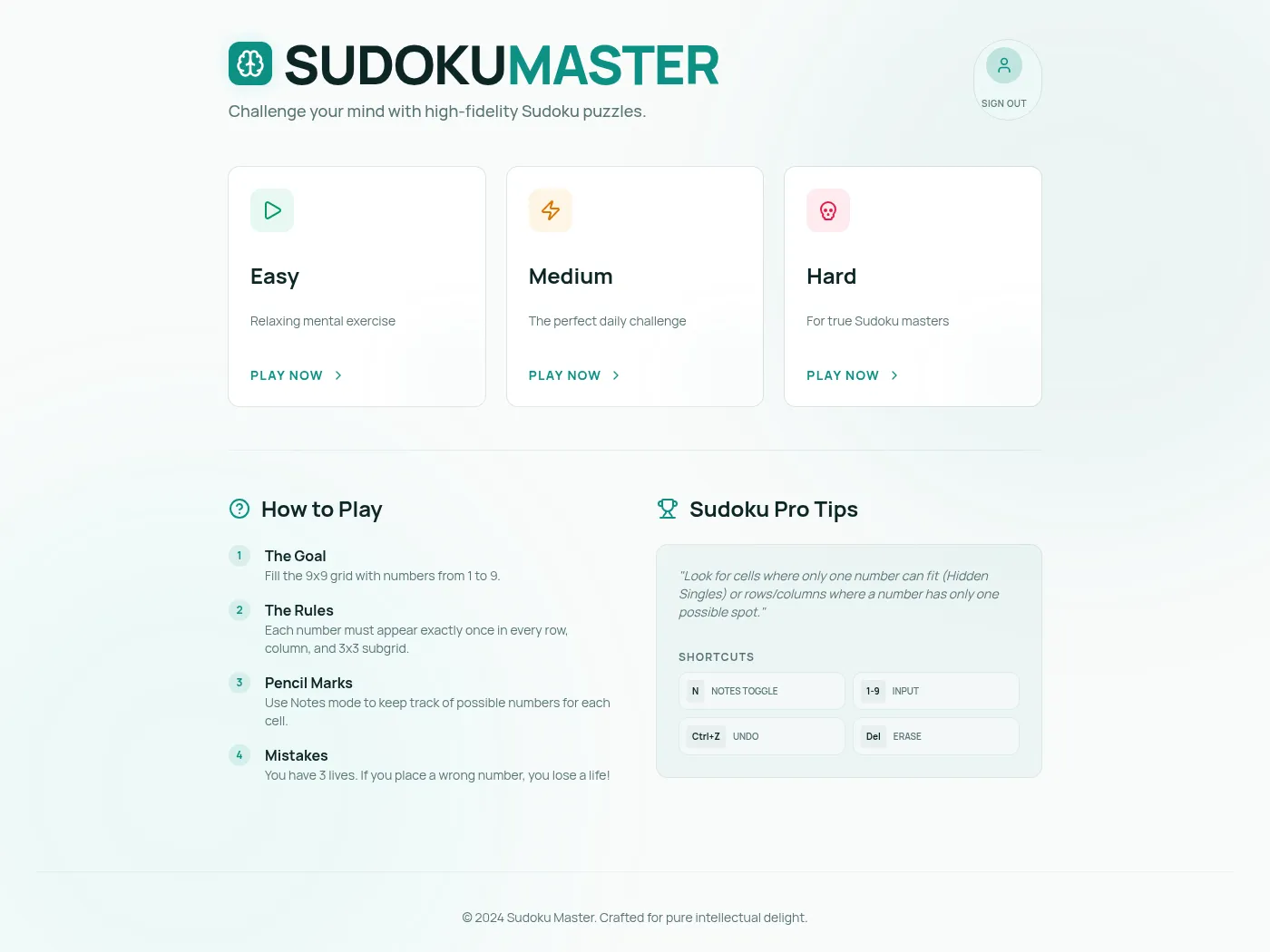 Sudoku Master