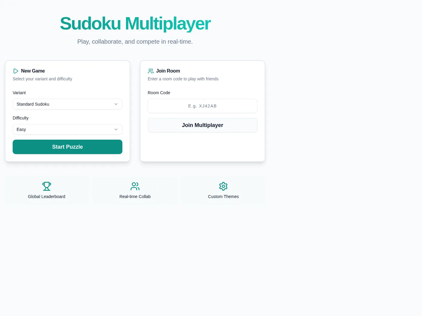 Sudoku Multiplayer PWA