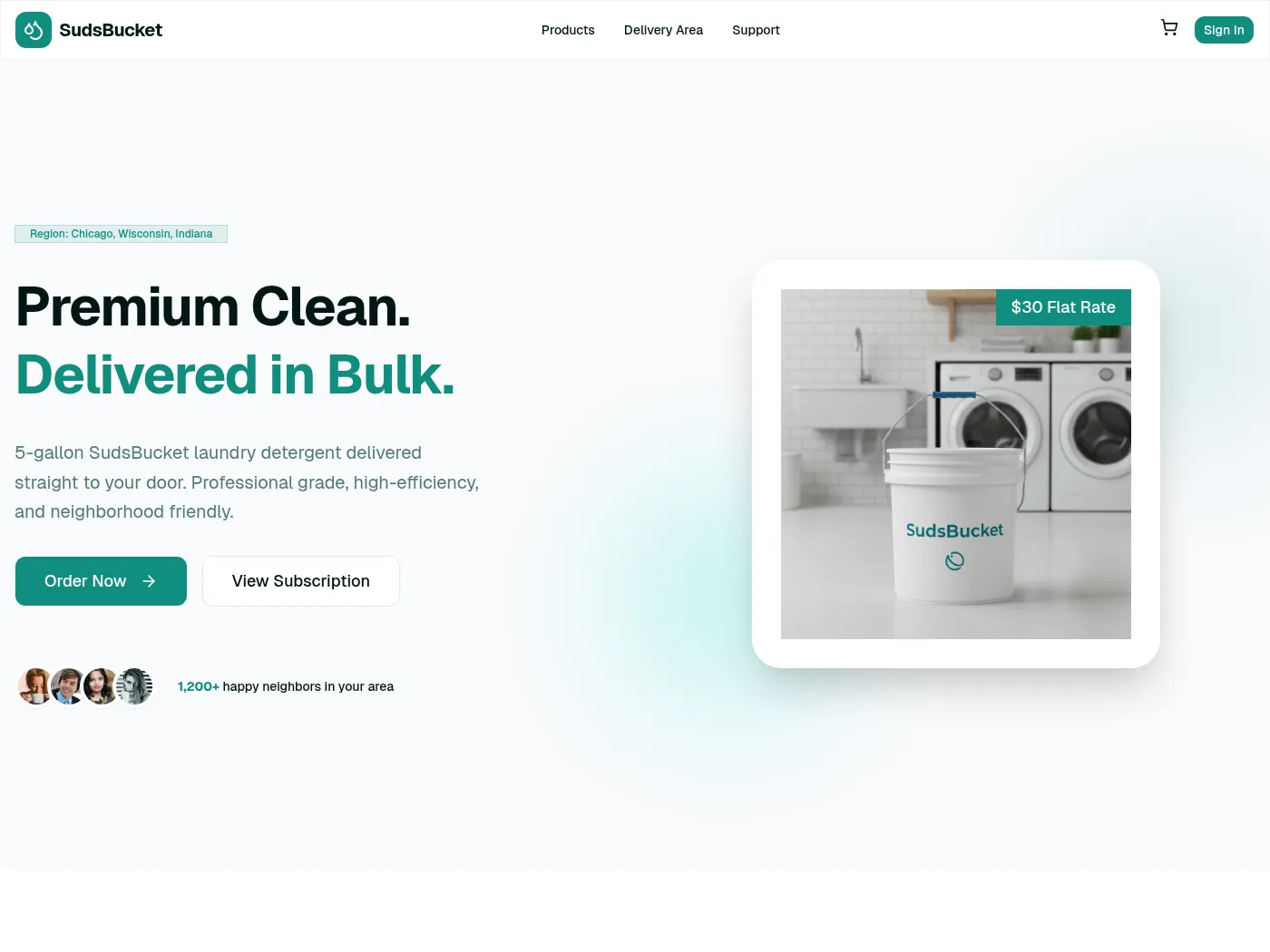 SudsBucket Delivery App