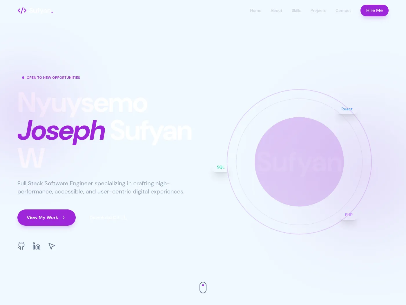 SufyanW Dev Portfolio