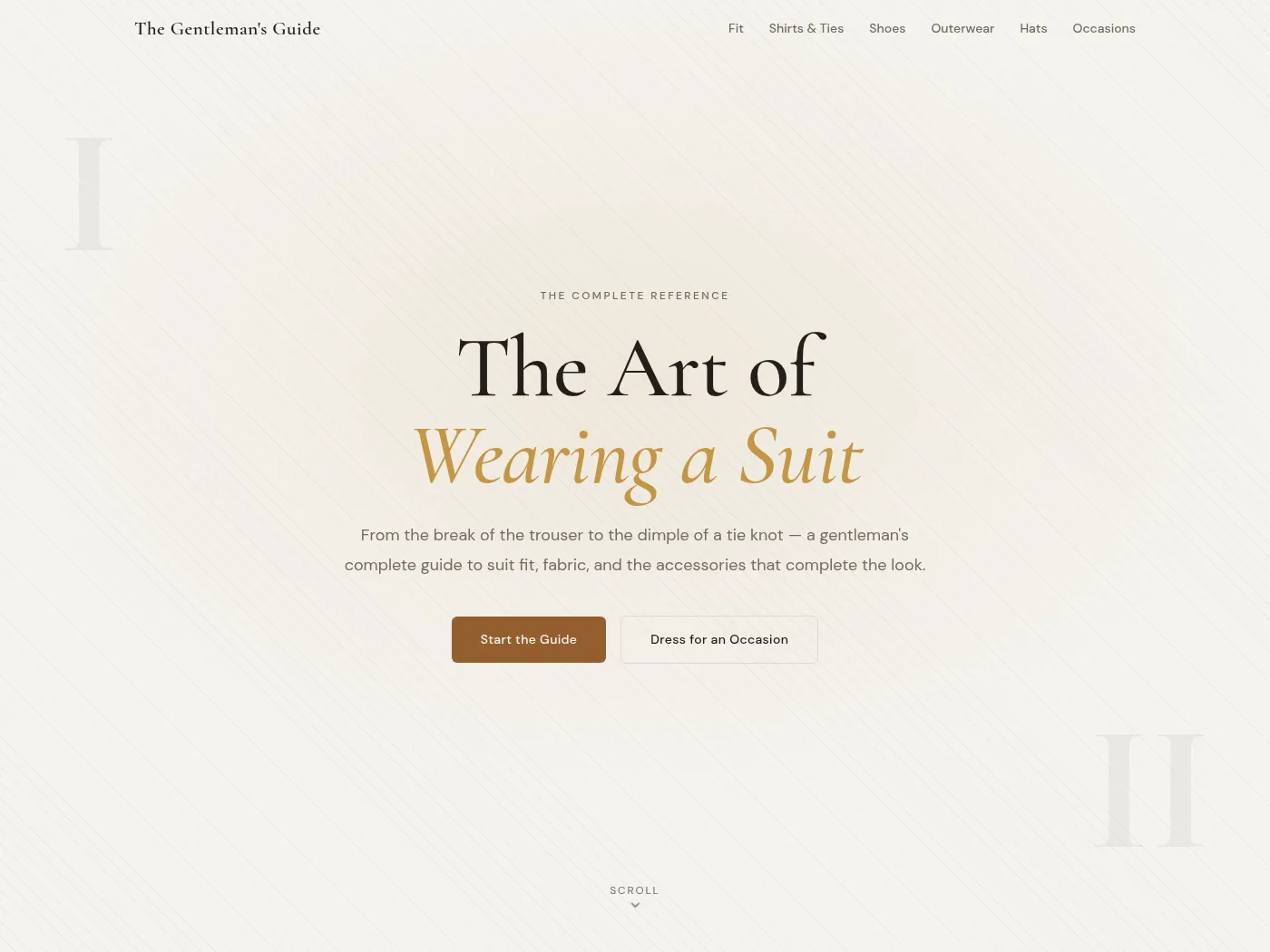 Suit Style Guide