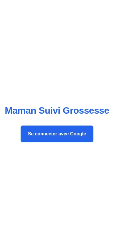 Maman Suivi Grossesse