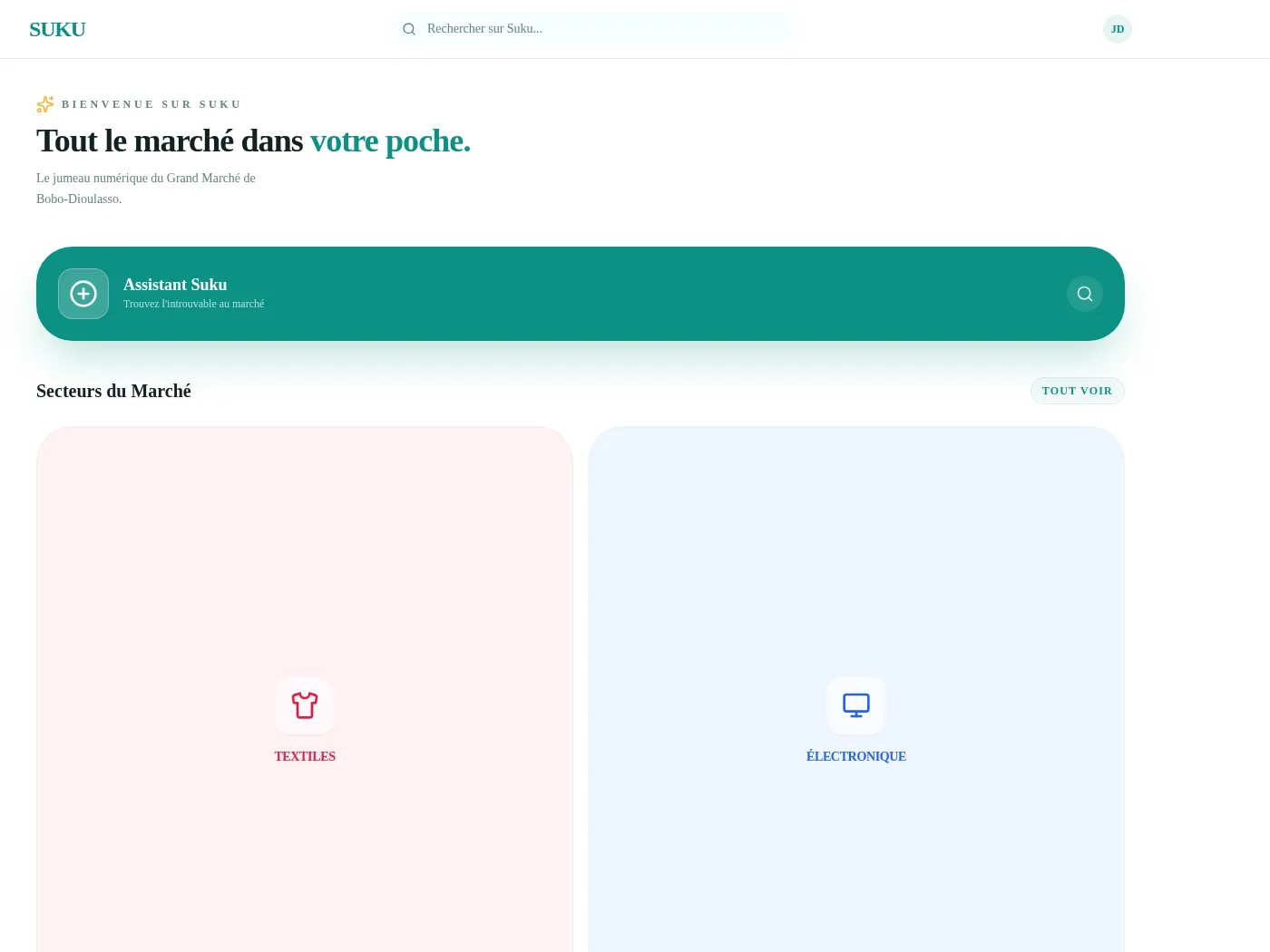 SUKU Market Digital Twin