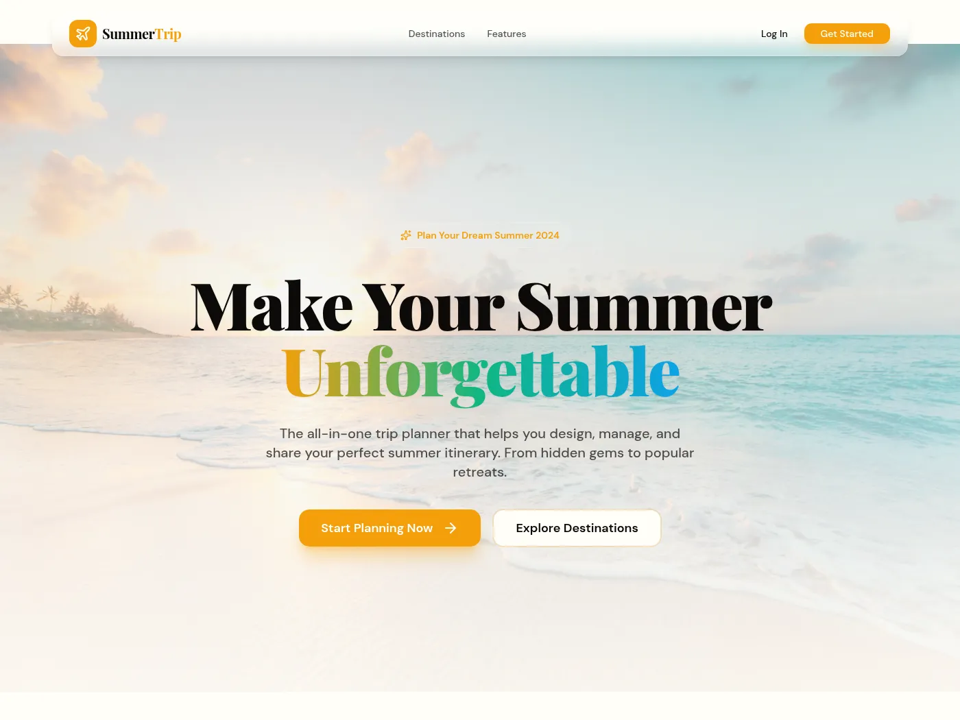 Summer Trip Planner