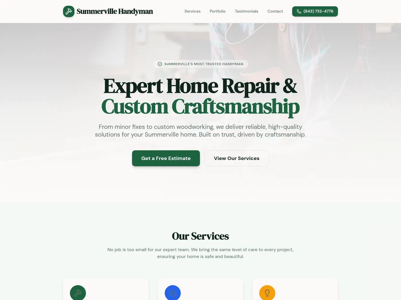 Summerville Handyman Site