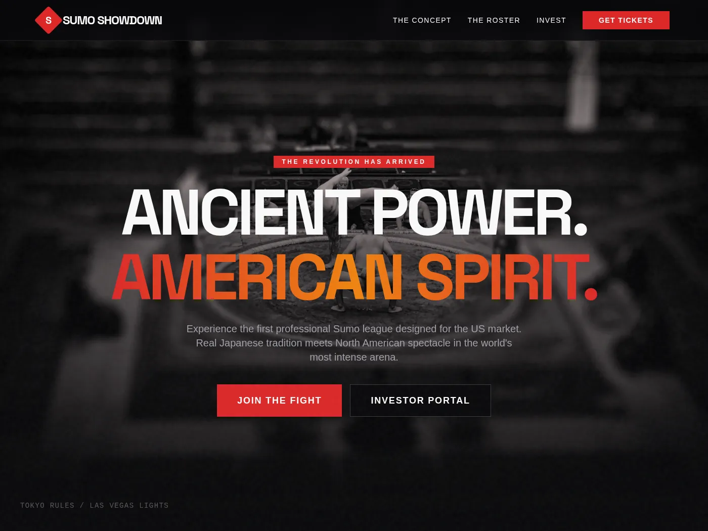 Sumo Showdown Promo Site