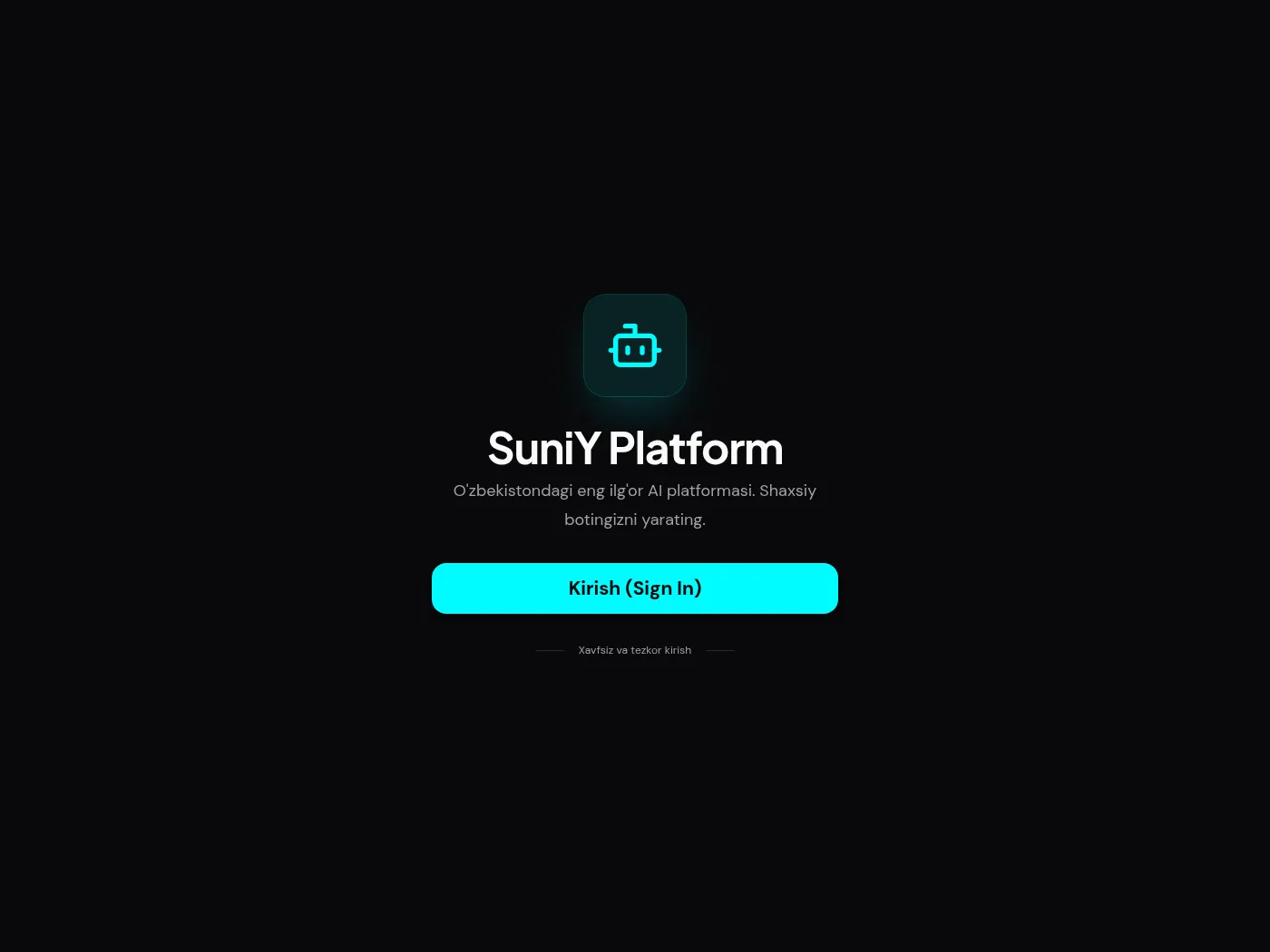 SuniY Intelekt Platform
