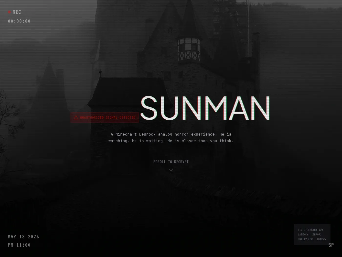 SUNMAN Analog Horror Addon