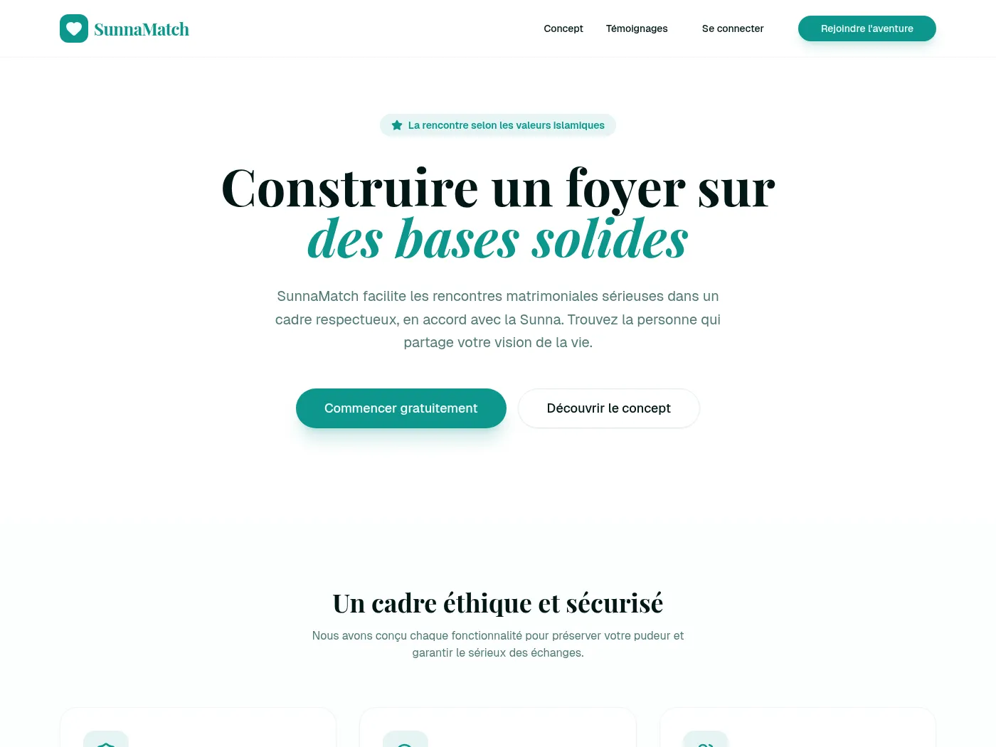 SunnaMatch Website