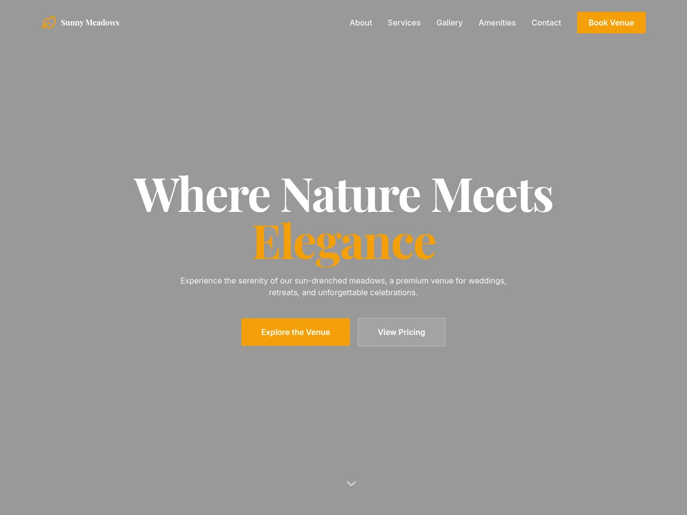 Sunny Meadows Website
