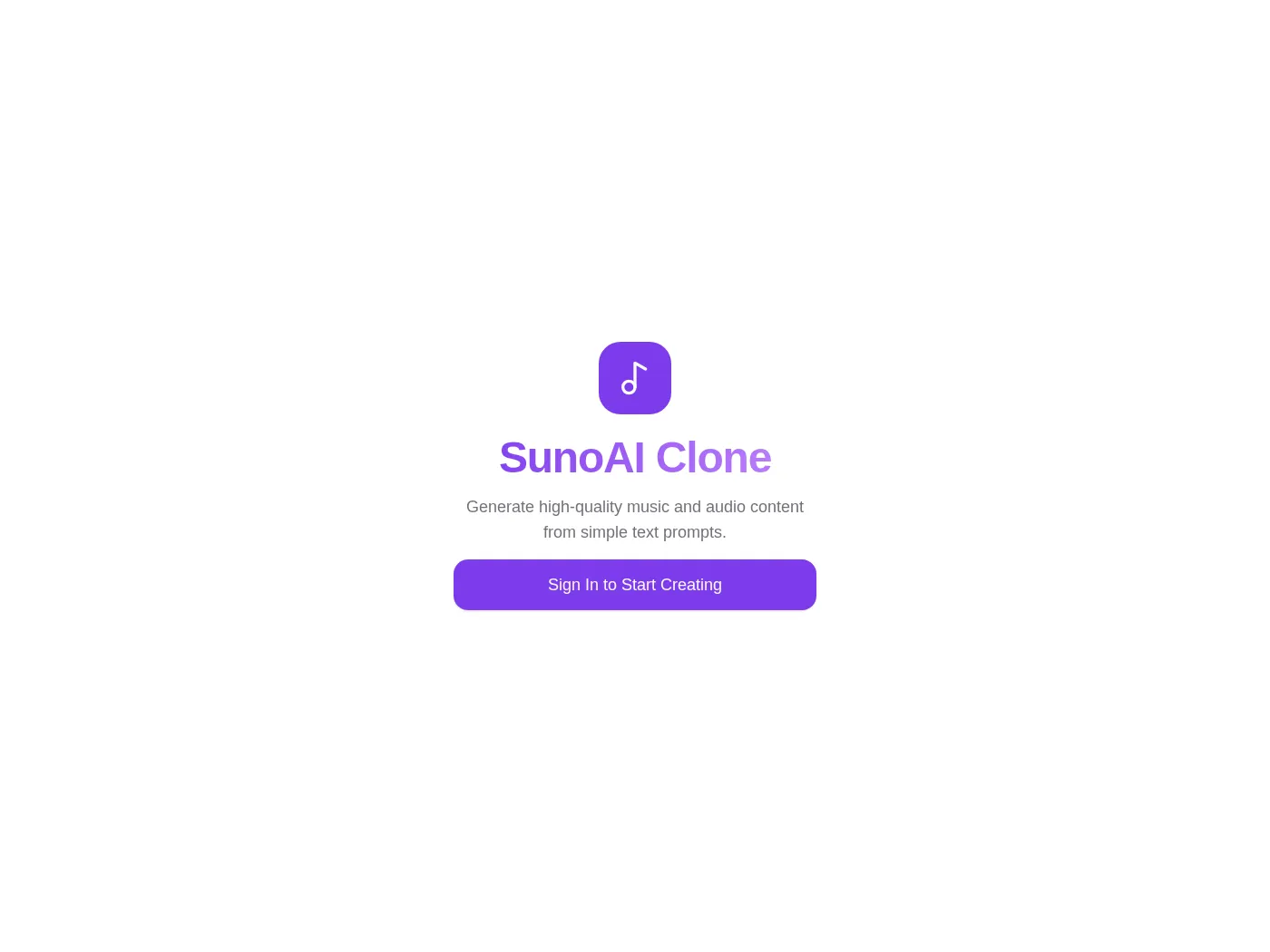 Suno AI Clone