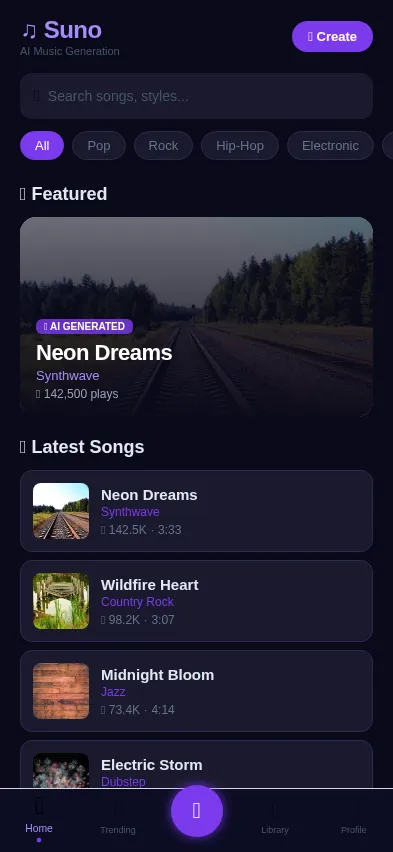 Suno.ai Clone