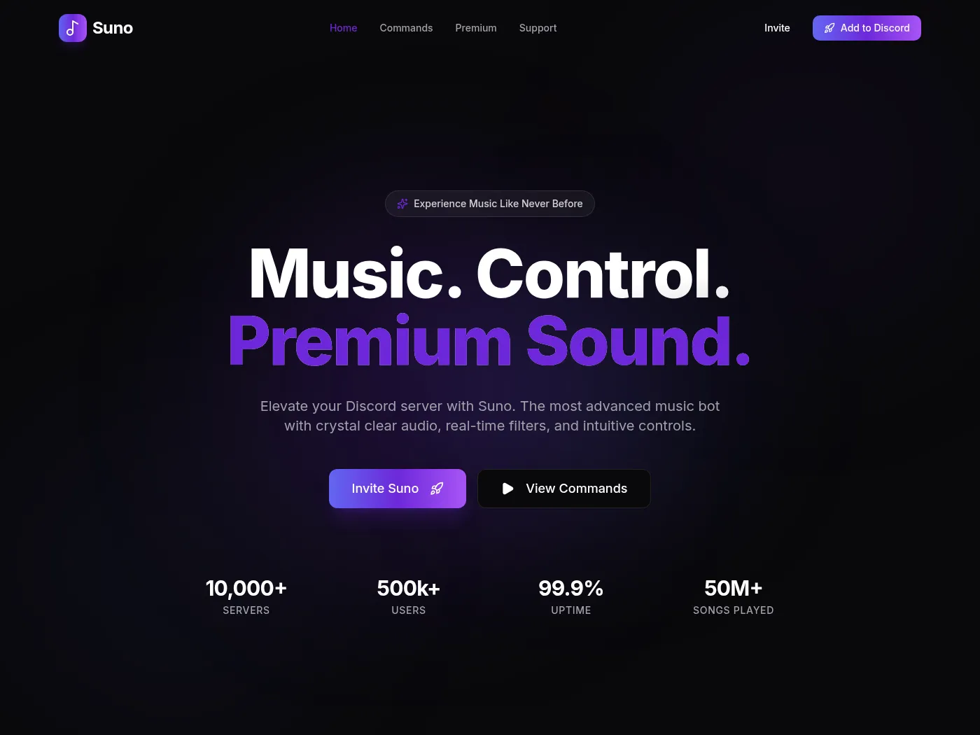 Suno Music Bot Site