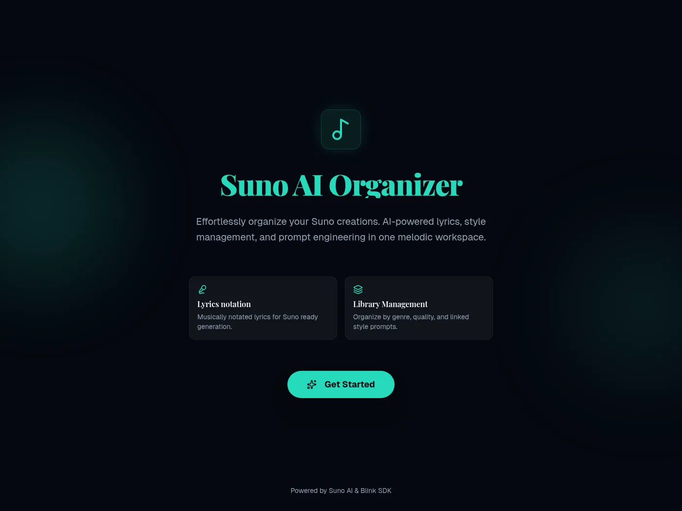 Suno Music AI Organizer