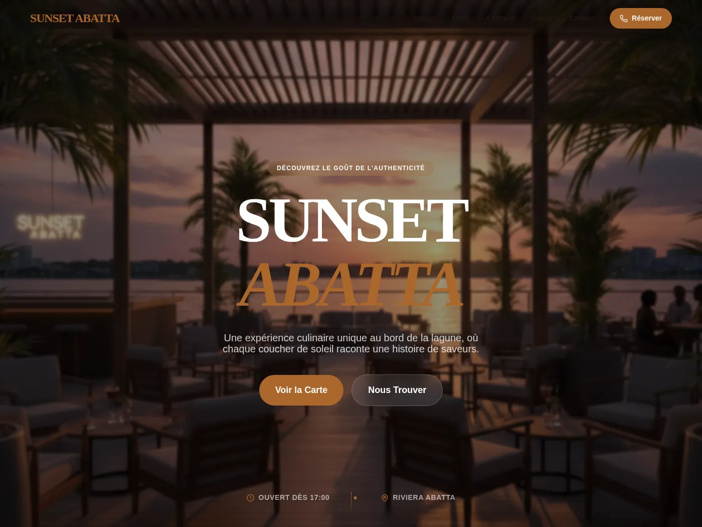 Sunset Abatta Restaurant Site
