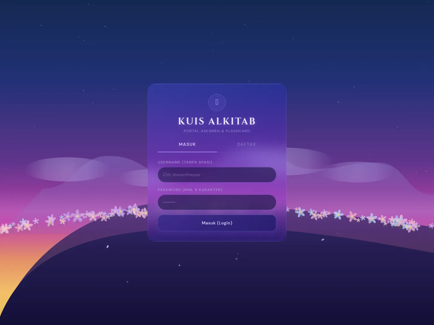 Sunset Quiz Dashboard