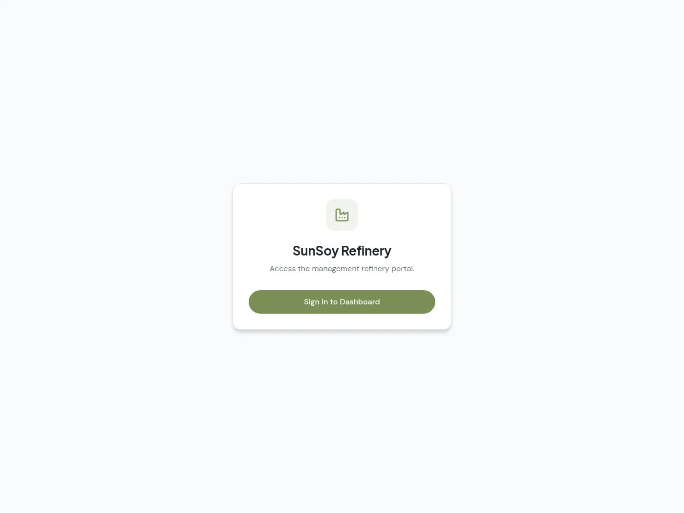 SunSoy Oil Refinery