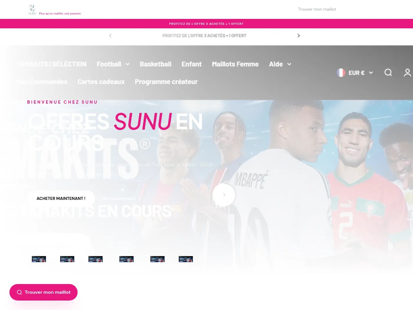 SUNU Jersey Shop