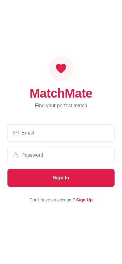 Supabase Matchmate App