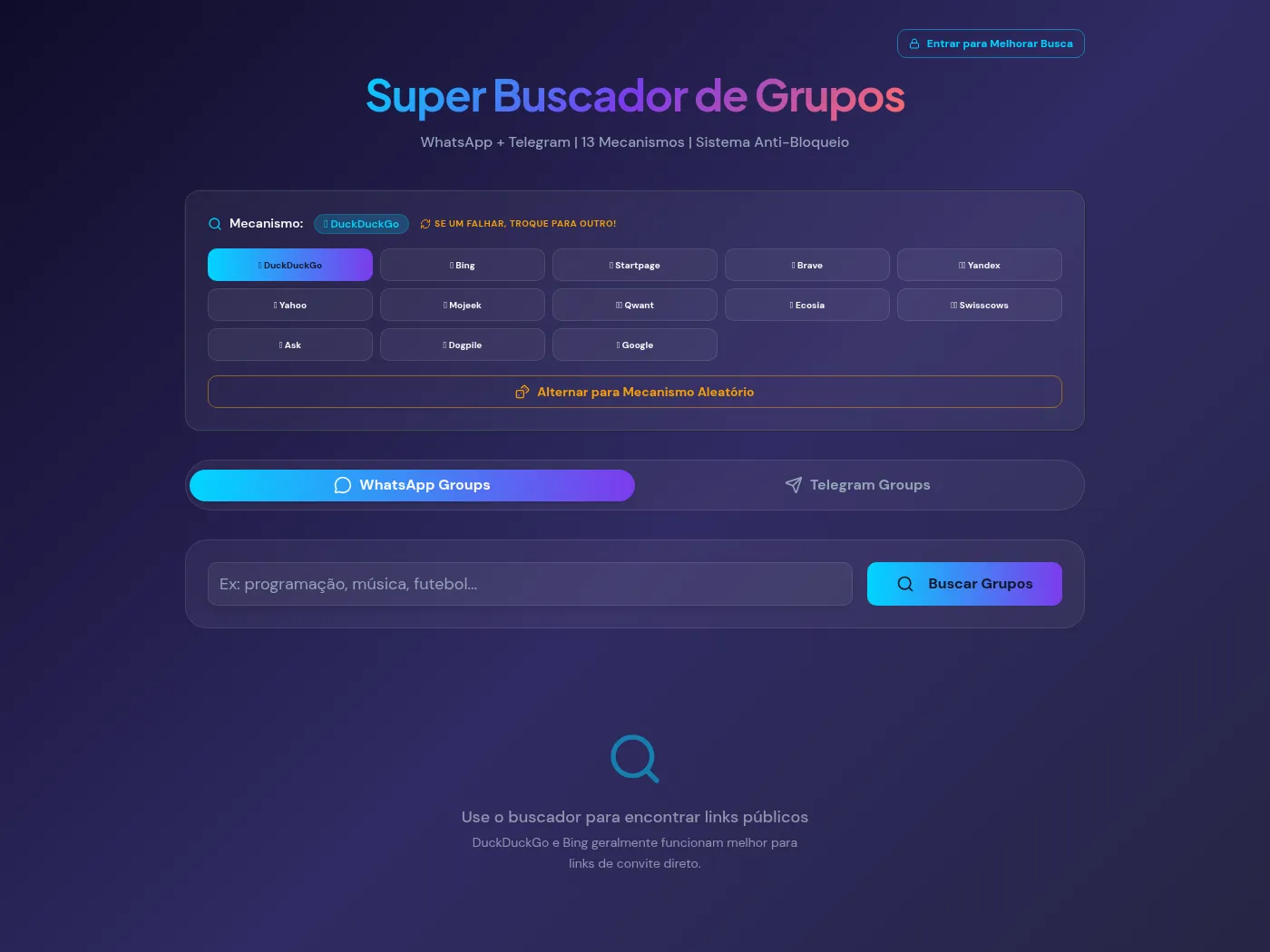 Super Grupo Finder