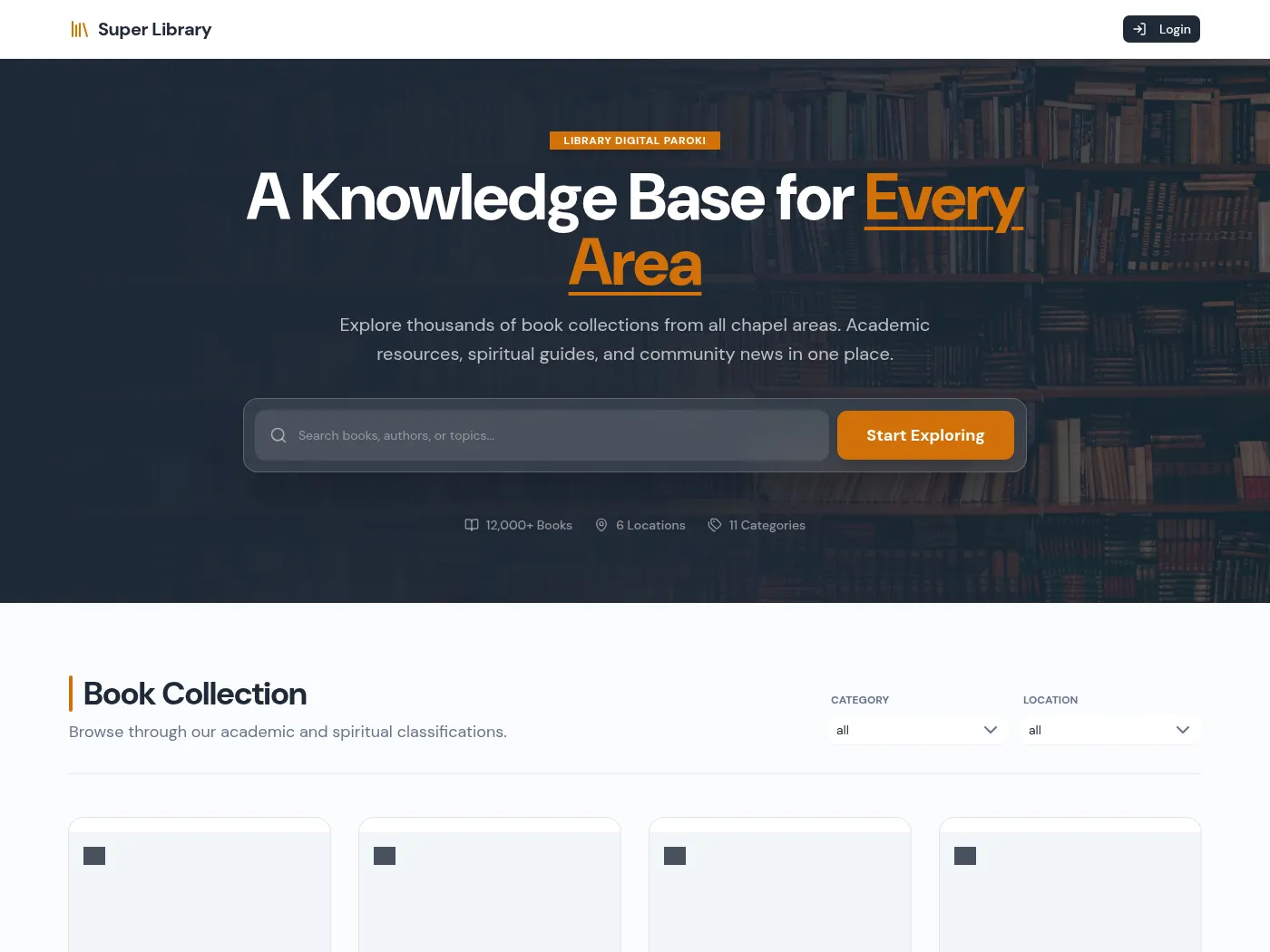 Super Library CMS
