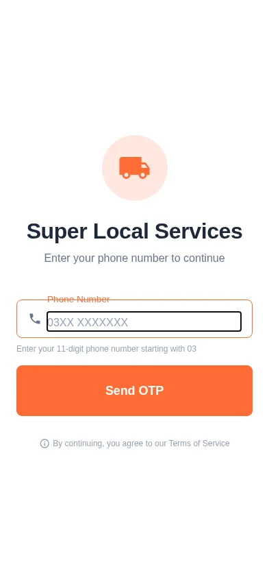 Super Local Services App