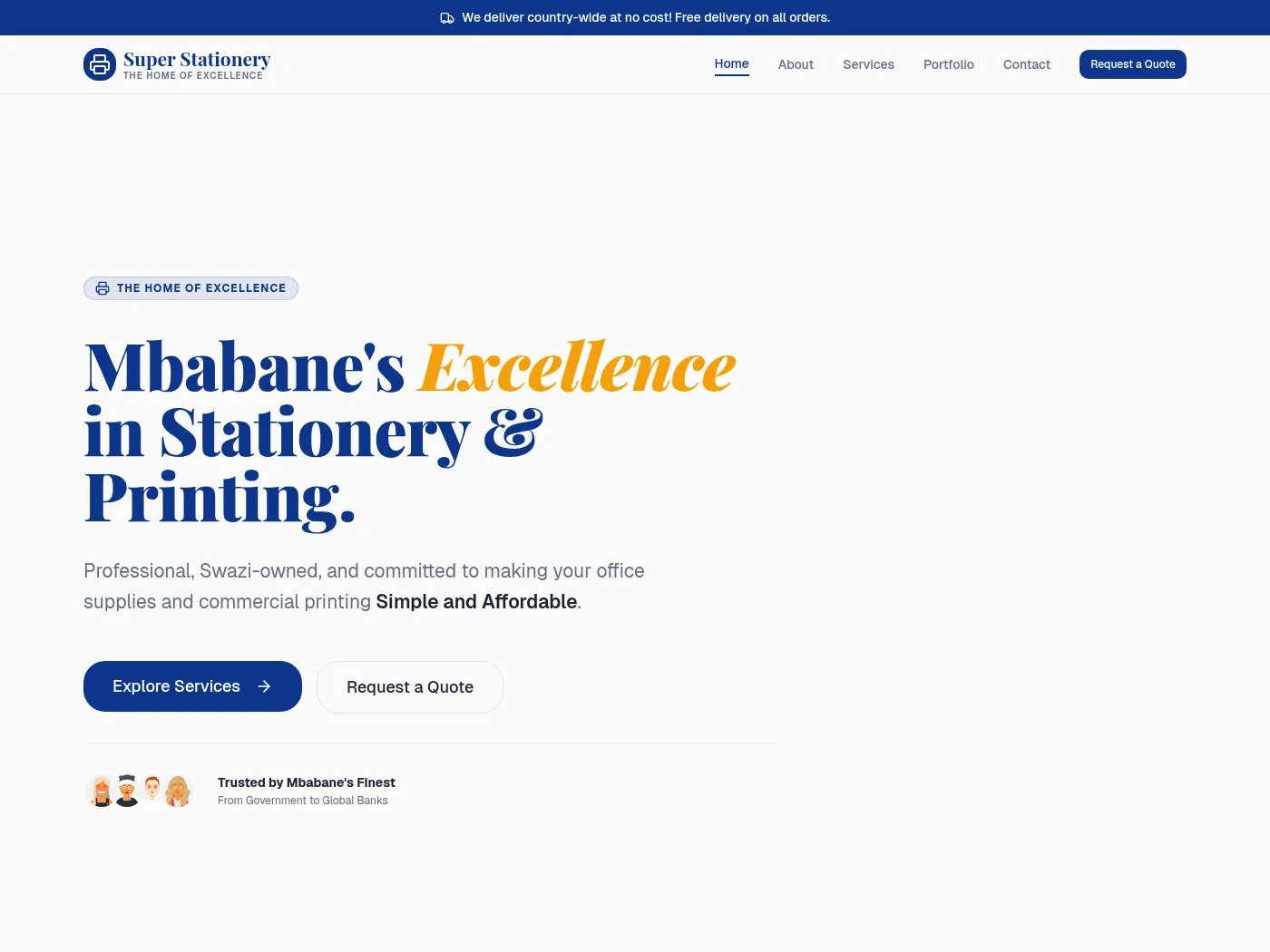 Super Stationery Website