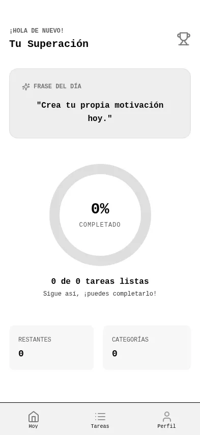 Superación Planner App