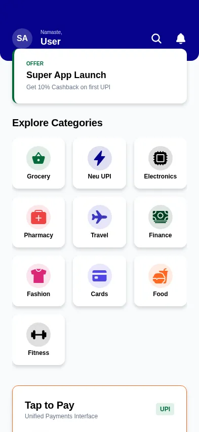 Super App Landing Page
